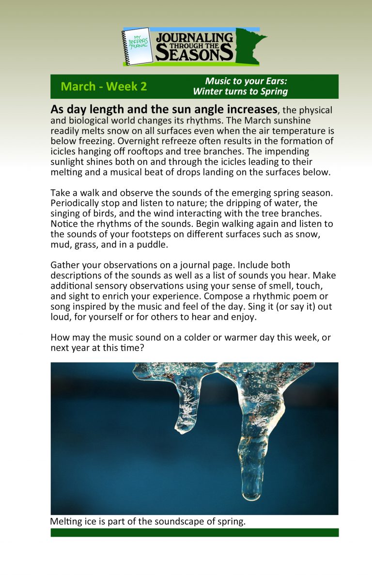 Journaling Through the Seasons - Jeffers Foundation